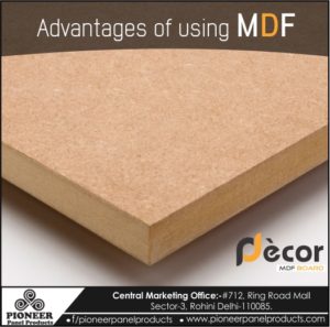 Advantages of using MDF