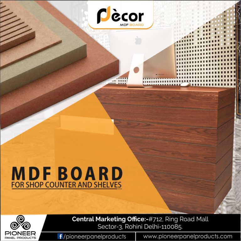 MDF Board For Shop Counter And Shelves