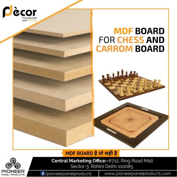MDF Boards For Chess And Carrom Board